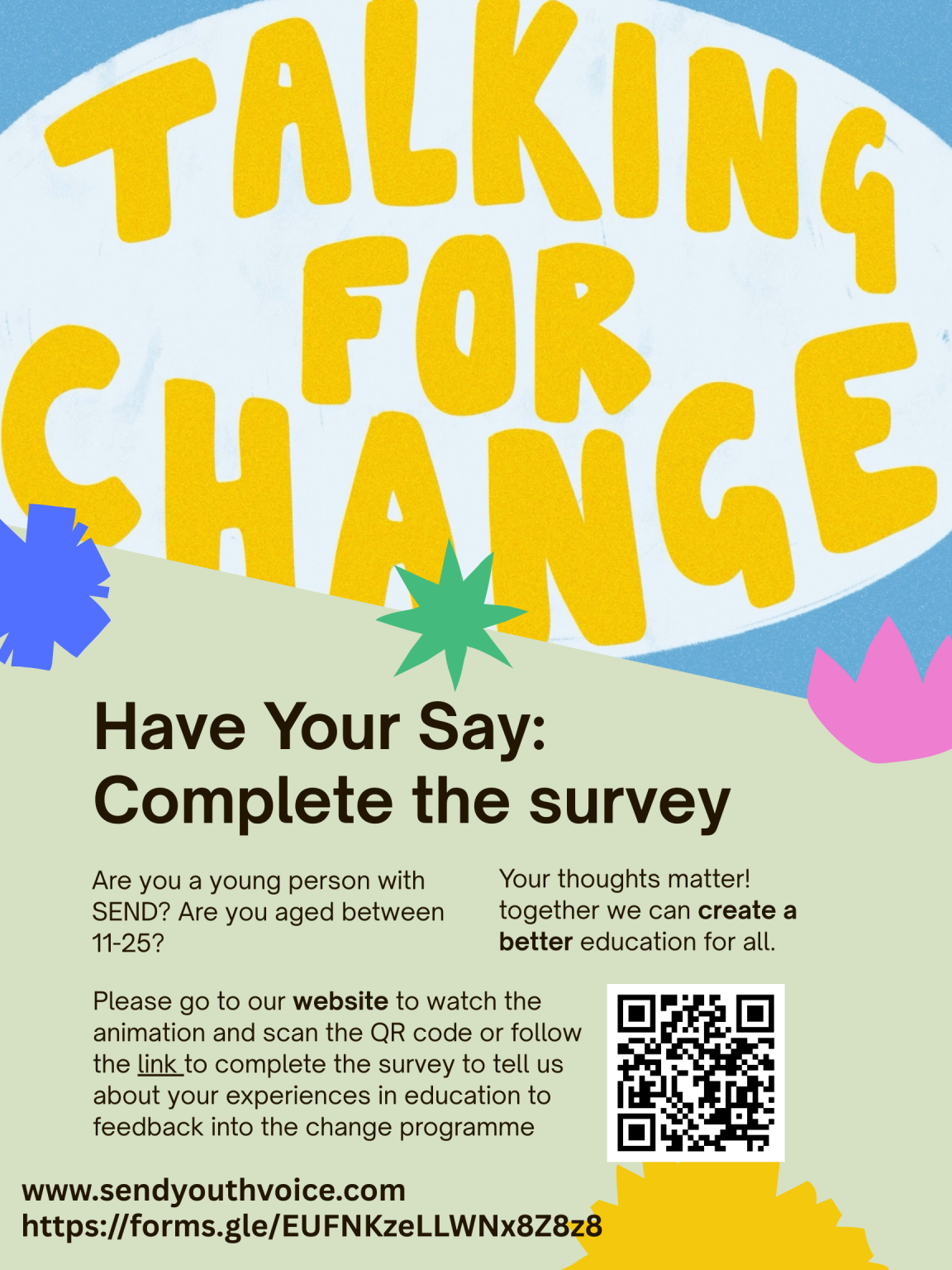 The SEND Change Programme Launch Survey - Youth Work Unit